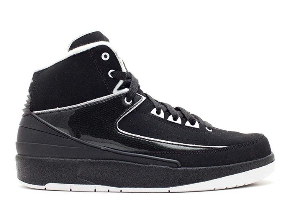 Air Jordan 2 Retro QF GS 'Black White' - Air Jordan - 395718 001 ...
