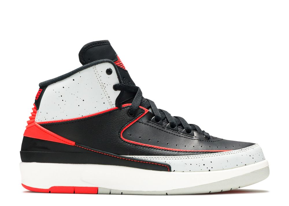 Air Jordan 2 Retro BG 'Infrared 23' - Air Jordan - 395718 023 - black ...