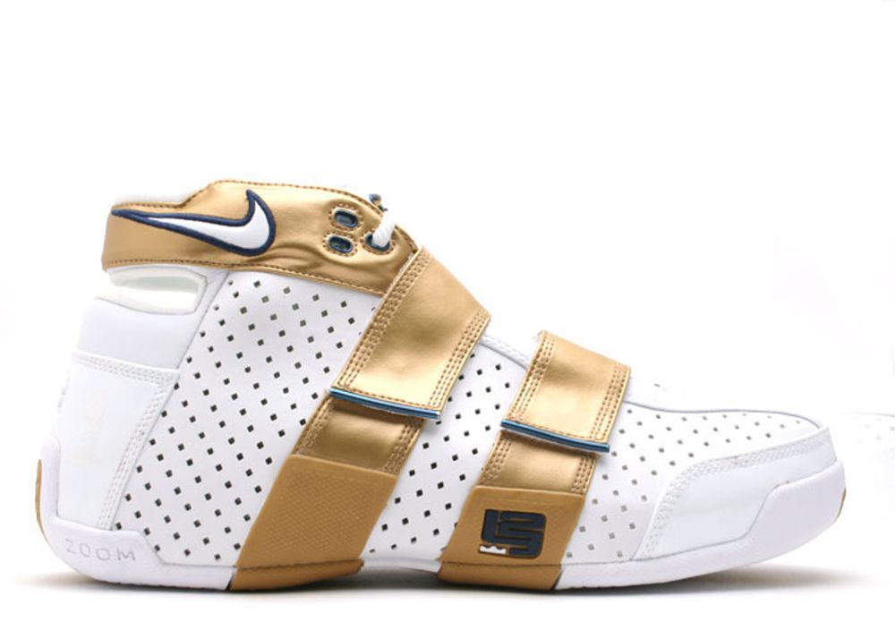 LeBron Zoom 20 5 5 'Four Horseman' - Nike - 311145 354 - white/metallic gold | Flight Club