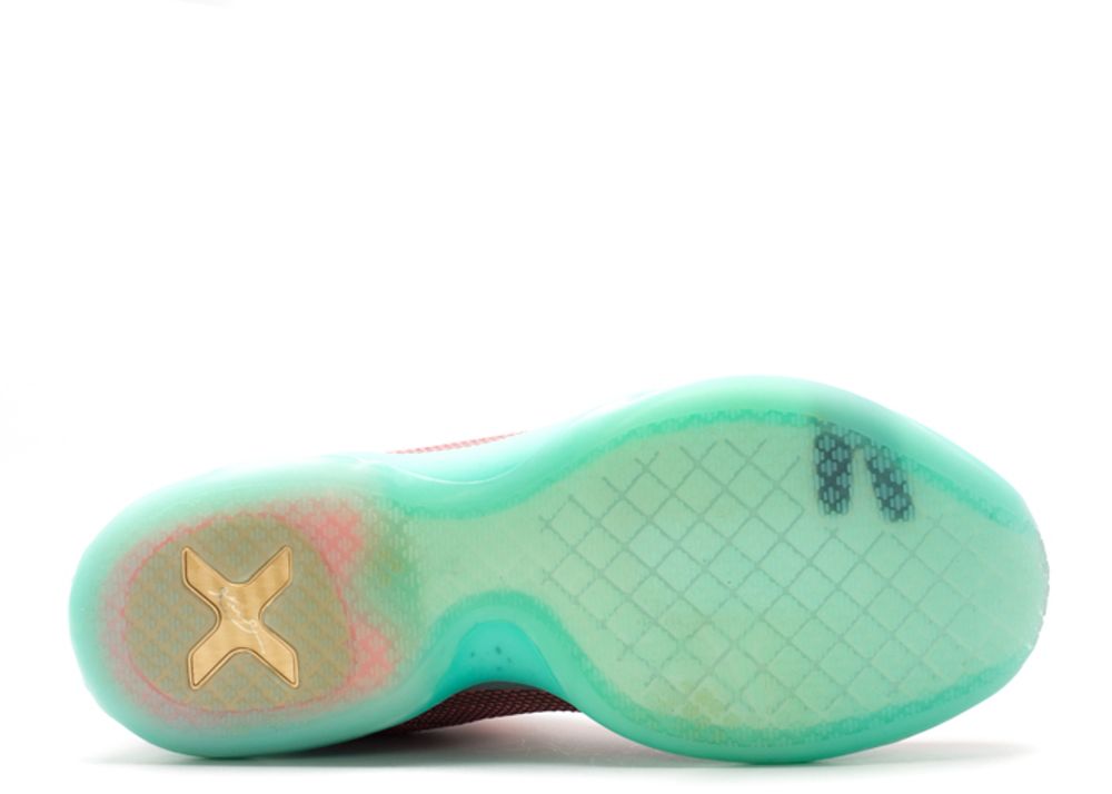 Kobe 10 'Easter' - Nike - 705317 808 - hot lava/sunset glow-black ...