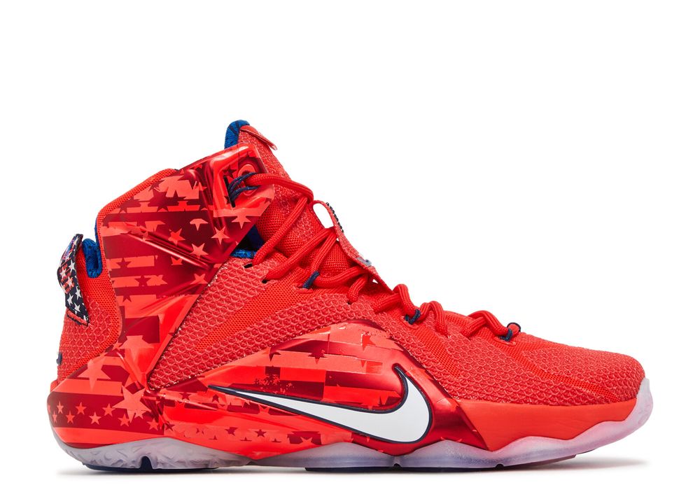 LeBron 12 'USA' - Nike - 684593 616 - red/white-blue | Flight Club