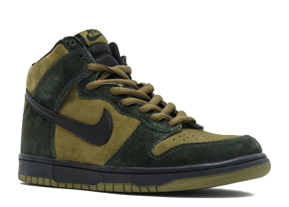 Dunk High Pro SB 'Hulk' - Nike - 305050 303 - camper green/black-deep ...