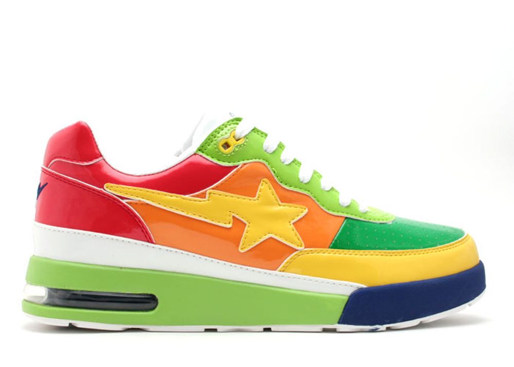 Roadsta FS 034 Low 'Rainbow' - BAPE - 864 - rainbow | Flight Club