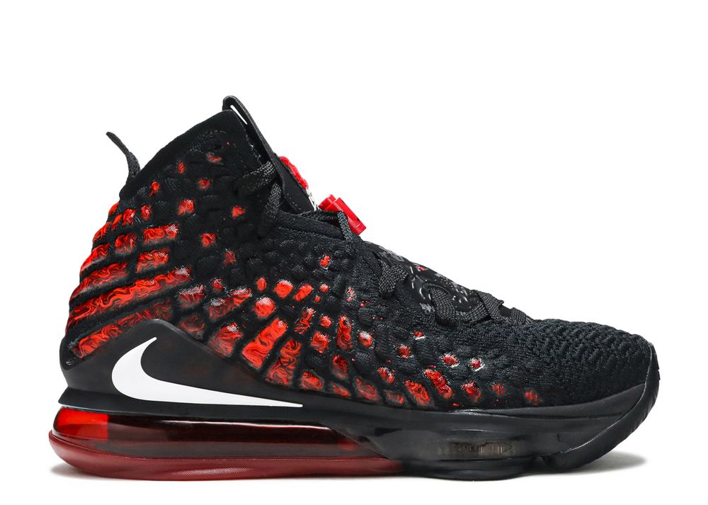 LeBron 17 'Infrared VI' - Nike - BQ3177 006 - black/university red ...