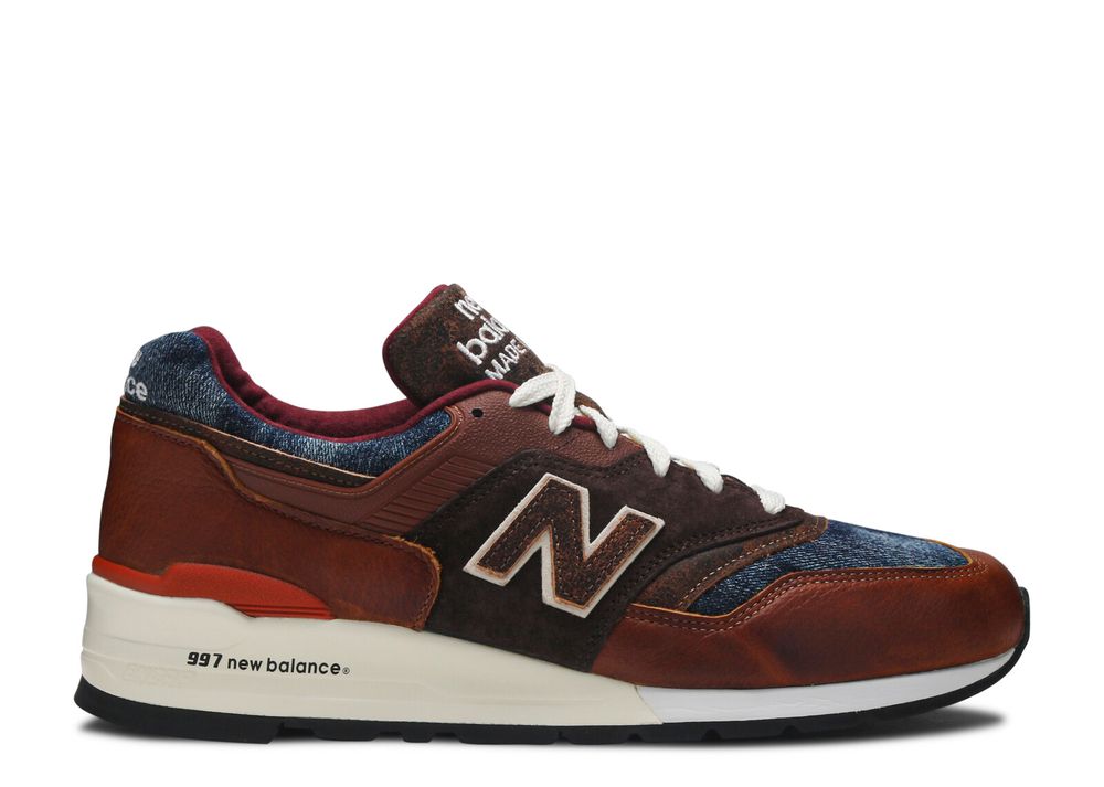 997 'Elevated Basics' - New Balance - M997SOC - denim/brown leather ...