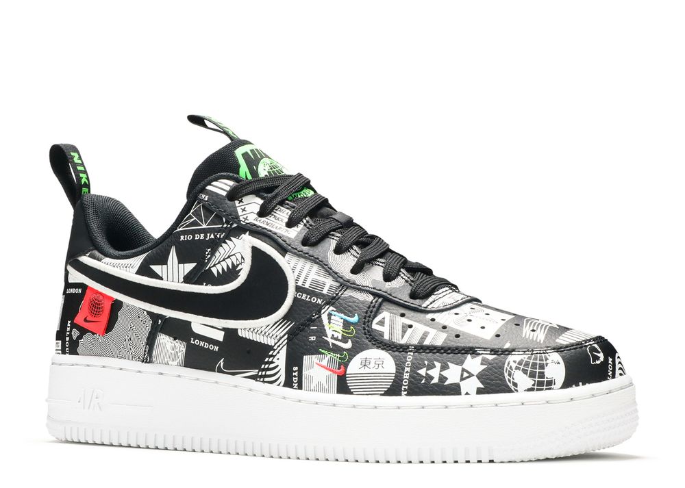 Air Force 1 '07 LX 'Worldwide Pack Black' - Nike - CZ5927 001 - black ...