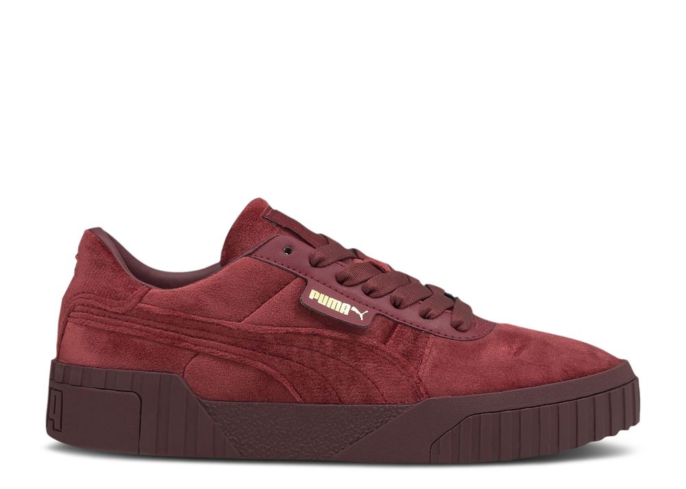 Wmns Cali 'Burgundy Velour' - Puma - 375837 01 - burgundy/team gold ...