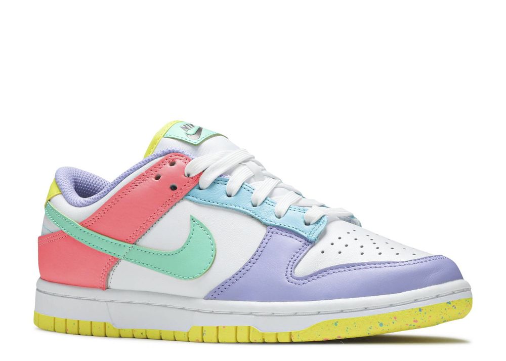Wmns Dunk Low SE 'Candy' - Nike - DD1872 100 - white/green glow/sunset ...