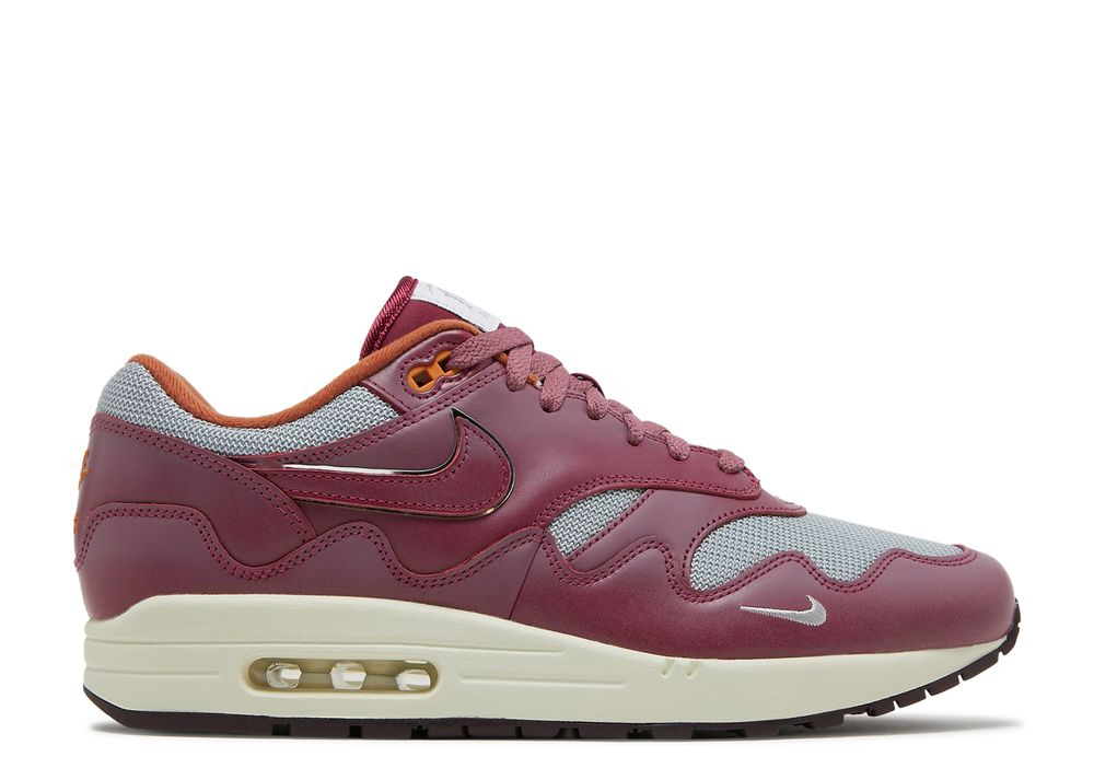 Patta X Air Max 1 'Rush Maroon' - Nike - DO9549 001 - metallic silver ...