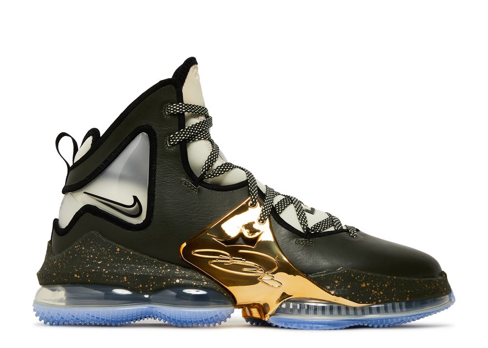 LeBron 19 'Chosen 1' - Nike - DQ7548 301 - cargo khaki/black/coconut ...