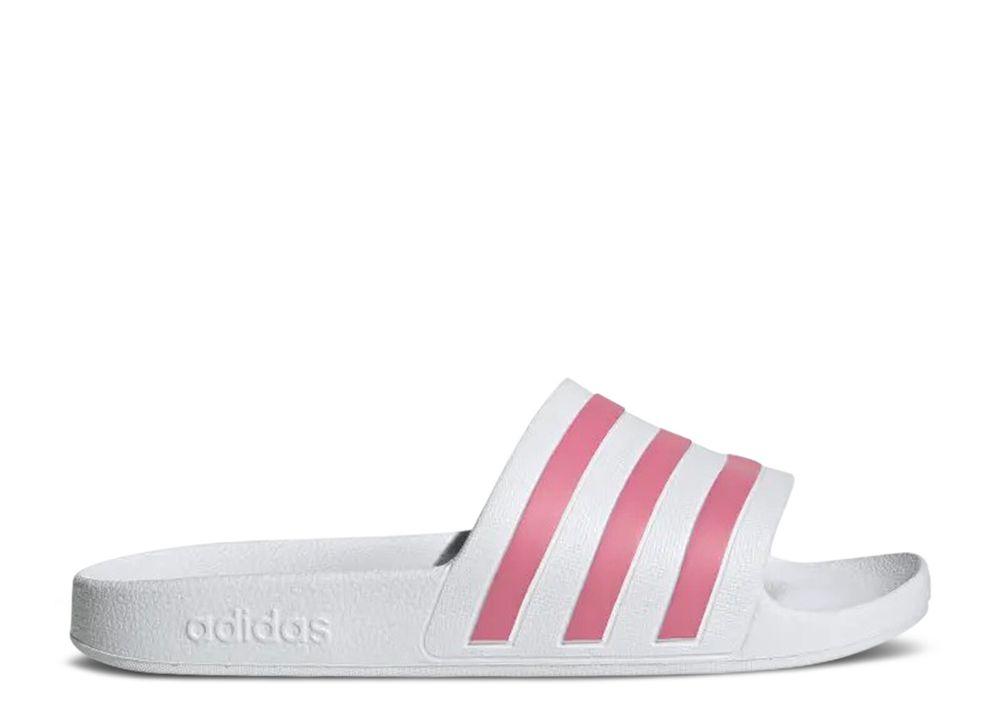 Wmns Adilette Aqua Slide 'White Rose Tone' - Adidas - GZ5237 - cloud ...