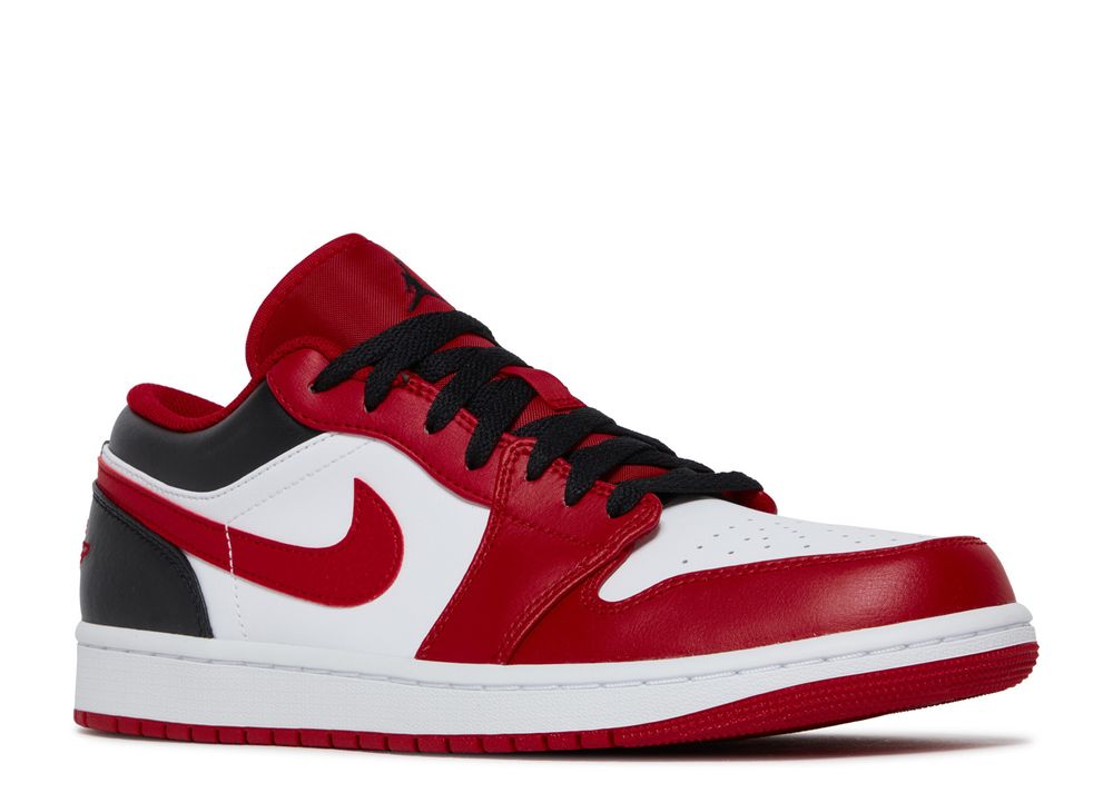 Air Jordan 1 Low 'Reverse Black Toe' - Air Jordan - 553558 163 - white ...