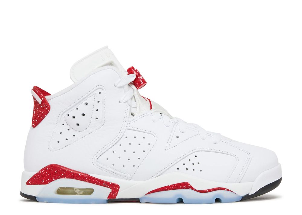Air Jordan 6 Retro GS 'Red Oreo' - Air Jordan - 384665 162 - white ...