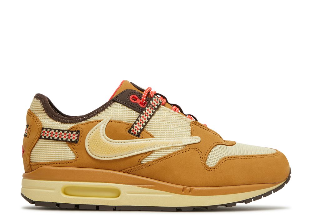 Travis Scott X Air Max 1 'Wheat' - Nike - DO9392 701 - wheat/lemon drop/baroque brown | Flight Club