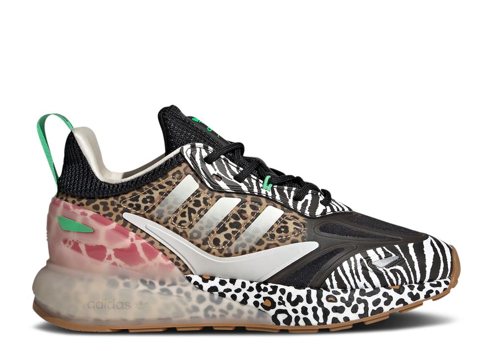 ZX 2K Boost 2.0 J 'Leopard' - Adidas - GZ7491 - core black/mesa/wonder white | Flight Club