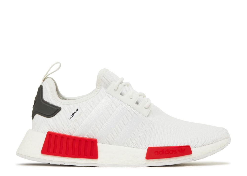 NMD_R1 'White Vivid Red' - Adidas - GX9527 - cloud white/cloud white ...