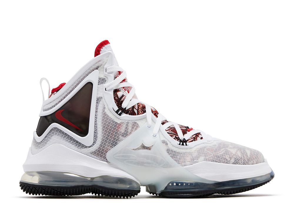 LeBron 19 'Sketch' - Nike - CZ0203 101 - white/black/university red ...