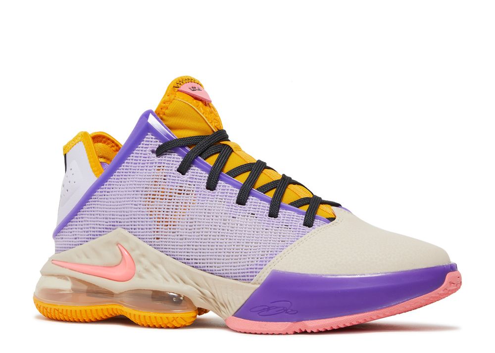LeBron 19 Low 'Mismatch' - Nike - DO9829 500 - lilac/dark smoke grey ...
