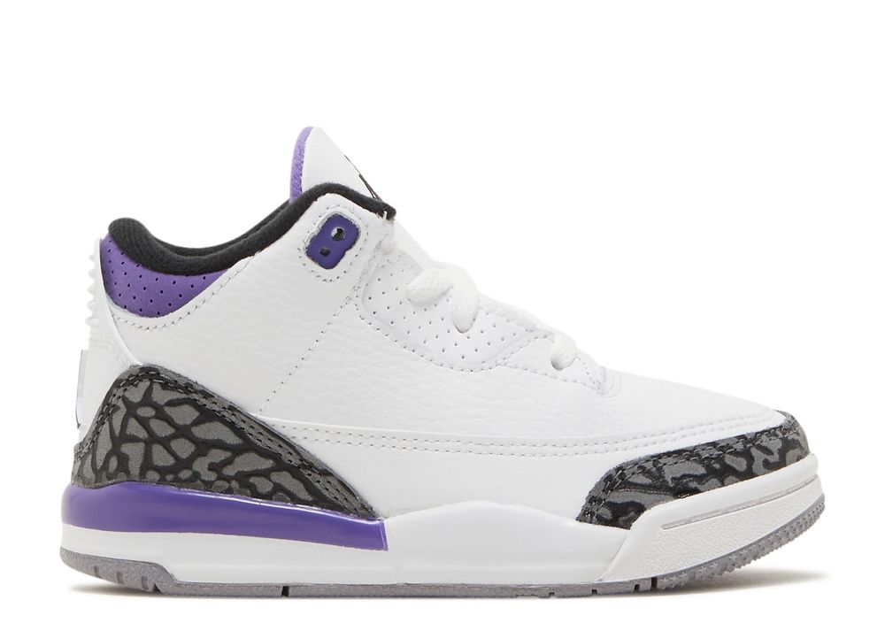 Air Jordan 3 Retro TD 'Dark Iris' - Air Jordan - DM0968 105 - white ...