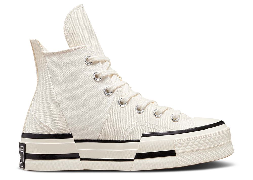 Chuck 70 Plus High 'Egret' - Converse - A00915C - egret/black/egret ...