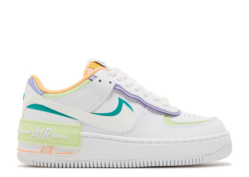 Wmns Air Force 1 Shadow 'White Multi Color' - Nike - DX3718 100 - white ...