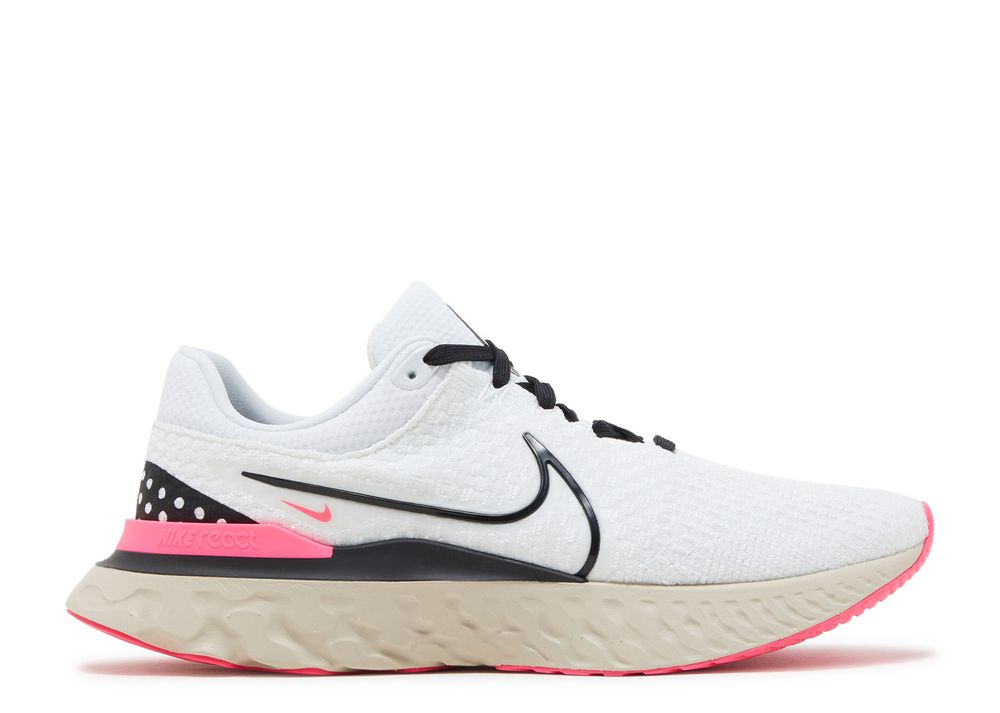 React Infinity Run Flyknit 3 'White Hyper Pink' - Nike - DH5392 101 ...