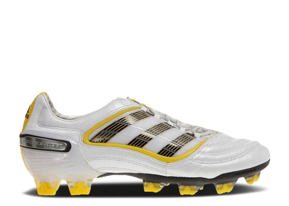 Predator X FG OMB 'White Pure Yellow' - Adidas - G02871 - running white ...