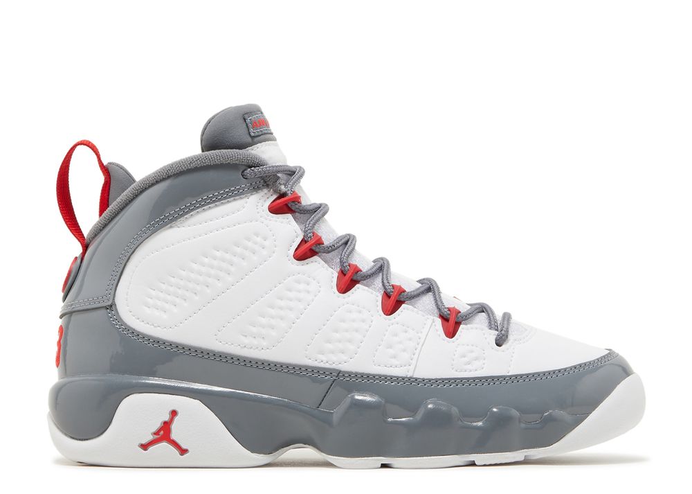 Air Jordan 9 Retro GS 'Fire Red' - Air Jordan - 302359 162 - white/cool ...