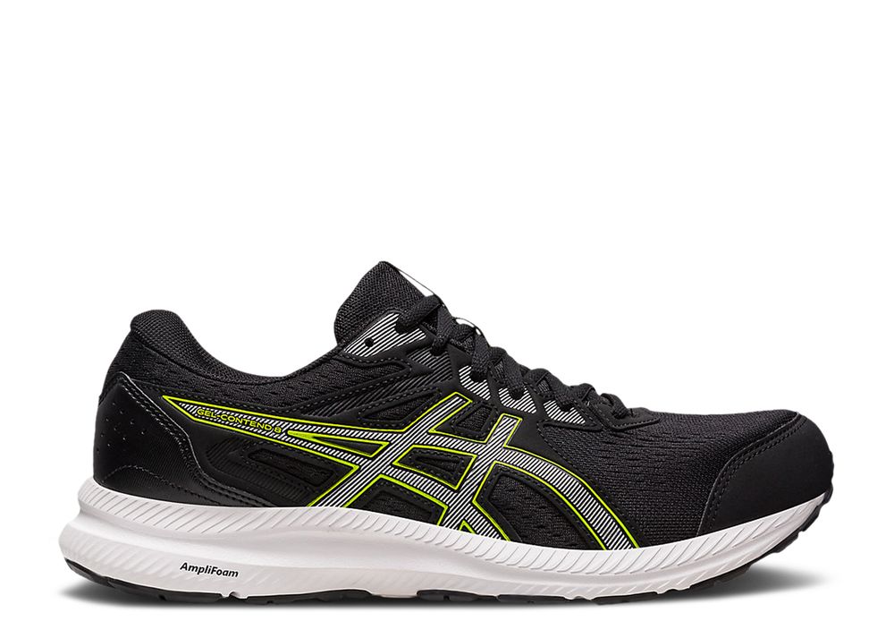 Gel Contend 8 'Black Lime' - ASICS - 1011B492 007 - black/pure silver ...