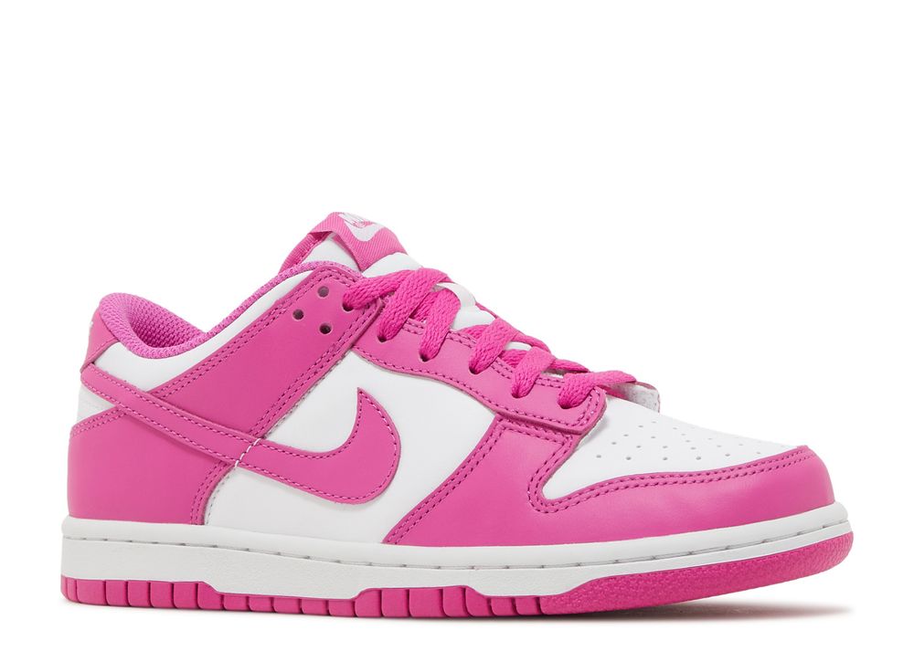 Dunk Low GS 'Active Fuchsia' - Nike - FJ0704 100 - white/active fuchsia ...