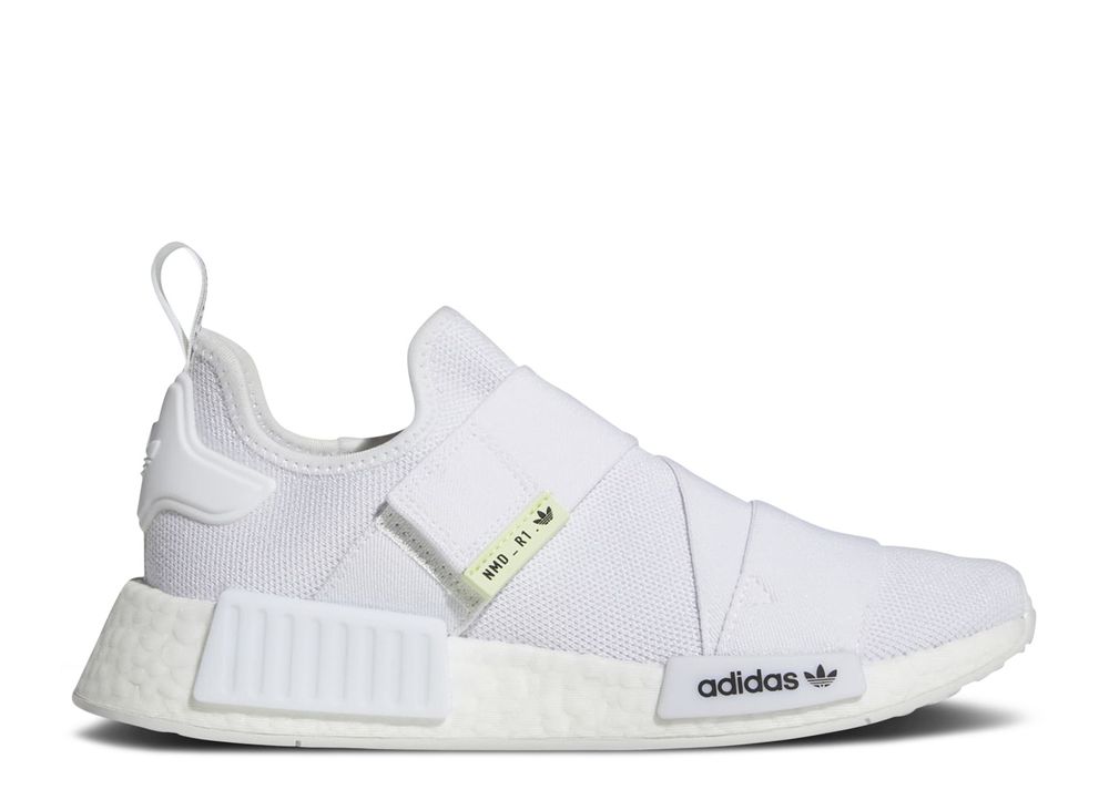 Wmns NMD_R1 'White Almost Lime' - Adidas - GW5699 - cloud white/cloud ...