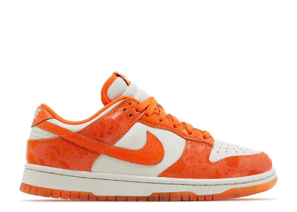 Wmns Dunk Low 'Cracked Orange' - Nike - FN7773 001 - light bone/safety ...