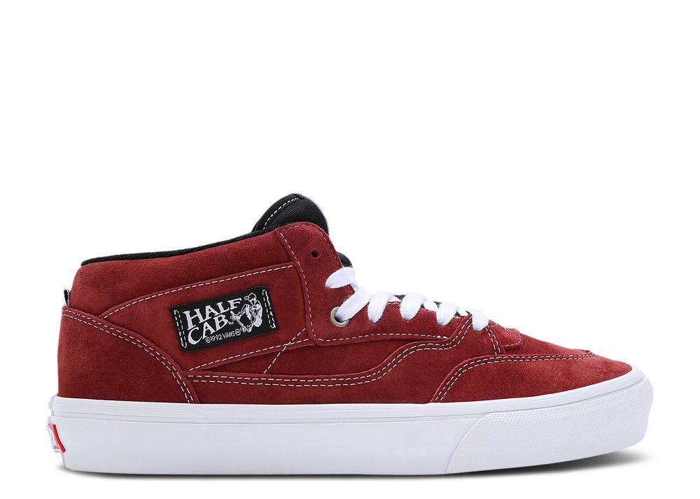 Skate Half Cab '92 'Pig Suede Brick' - Vans - VN0A5KYABRI - brick/white ...