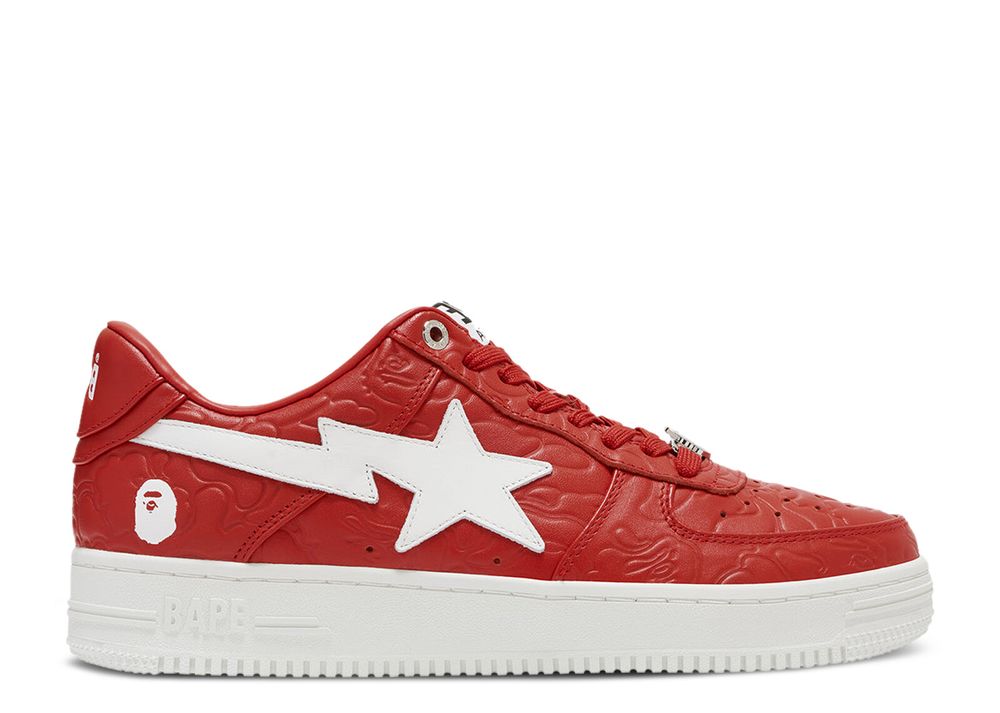 Wmns Bapesta #3 'Line Camo Red' - BAPE - 1J80291052 RED - red | Flight Club