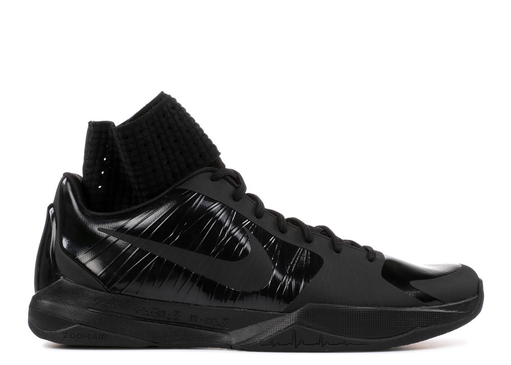 Kobe 5 Sample - Nike - MNBSKT 096 - black/black-black | Flight Club