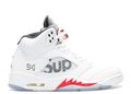 Supreme X Air Jordan 5 Retro 'White' - Air Jordan - 824371 101 - white ...