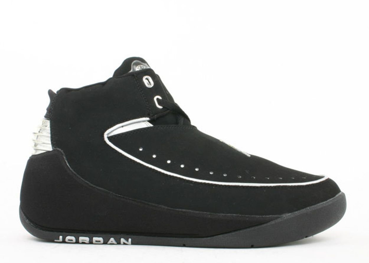 Nu' Retro Air Jordan 2 'Black Chrome' - Air Jordan - 306152 001 - black ...