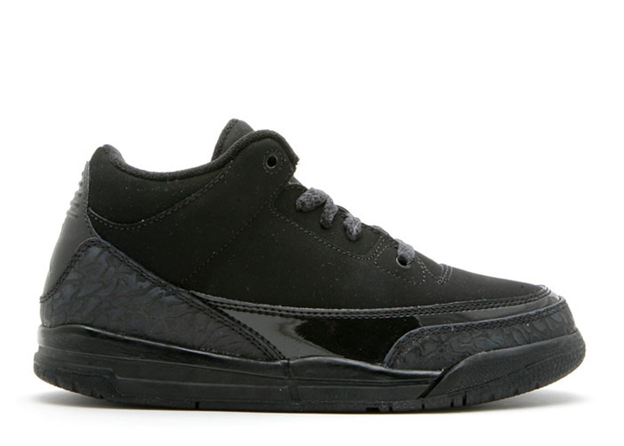 Air Jordan 3 Retro PS 'Black Cat' - Air Jordan - 135704 002 - black ...