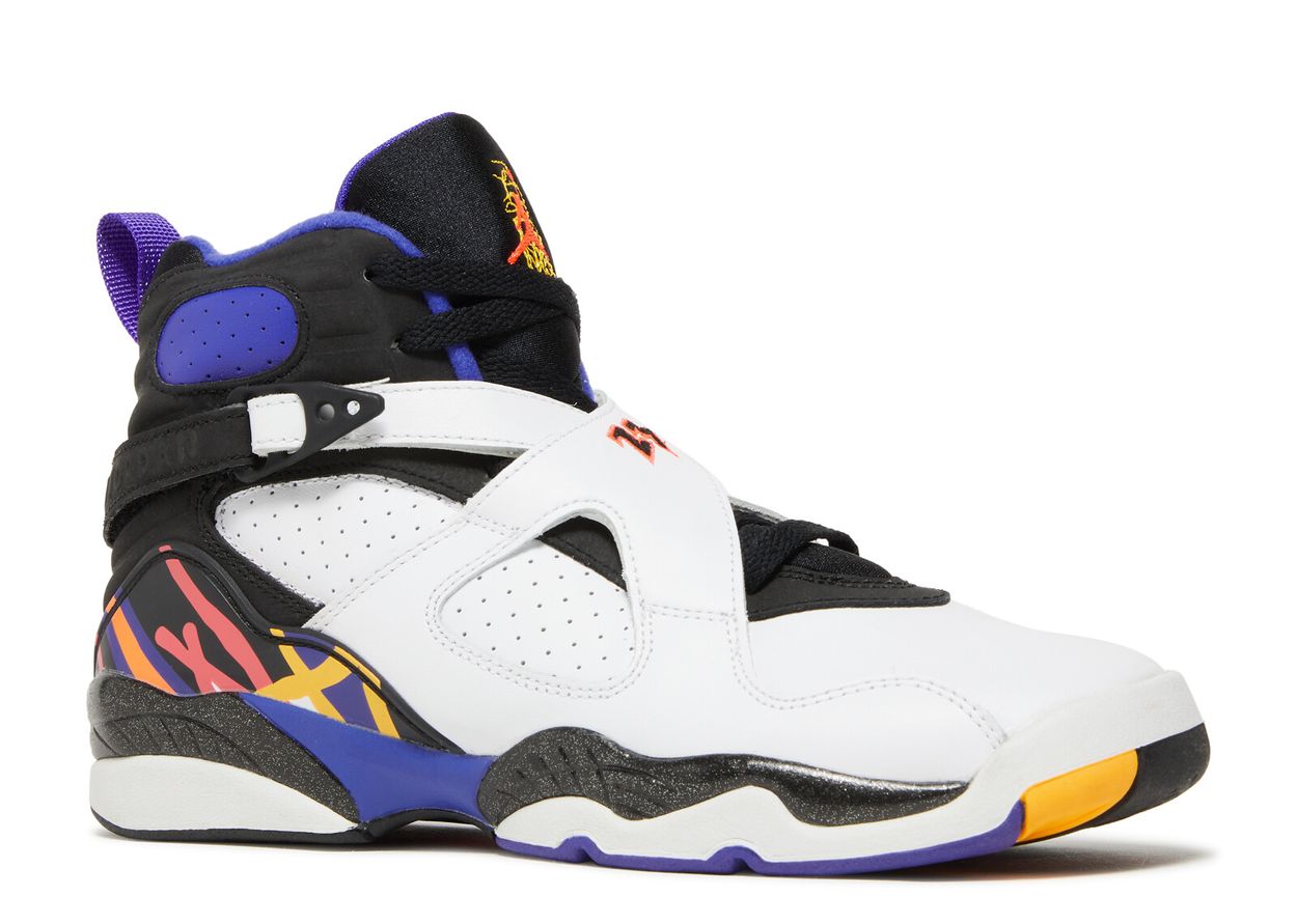 Air Jordan 8 Retro BG 'Three Peat' - Air Jordan - 305368 142 - white ...
