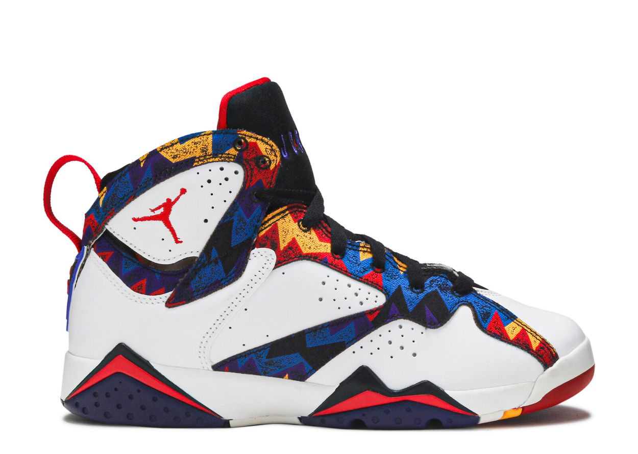 Air Jordan 7 Retro GS 'Sweater' - Air Jordan - 304774 142 - white/black ...