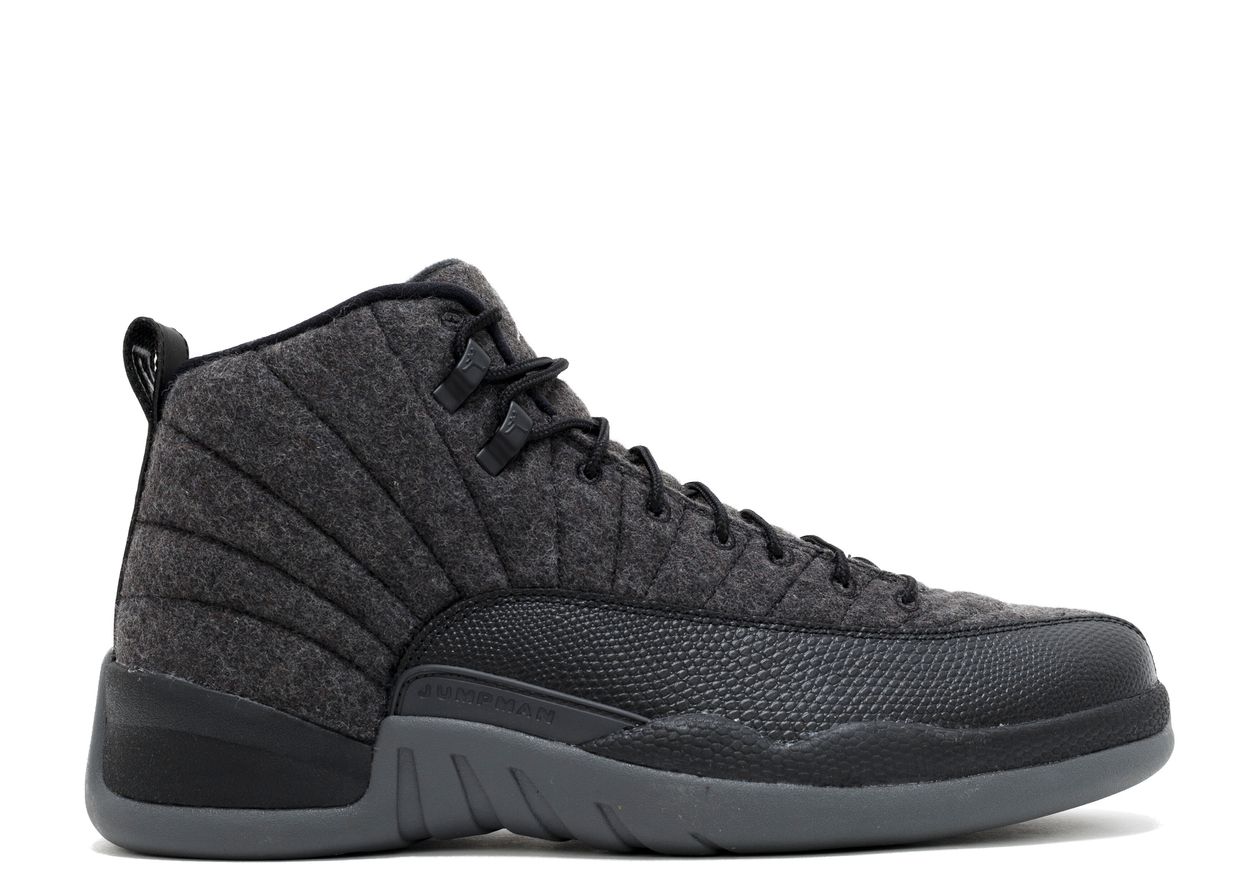 Air Jordan 12 Retro 'Wool' - Air Jordan - 852627 003 - dark grey ...
