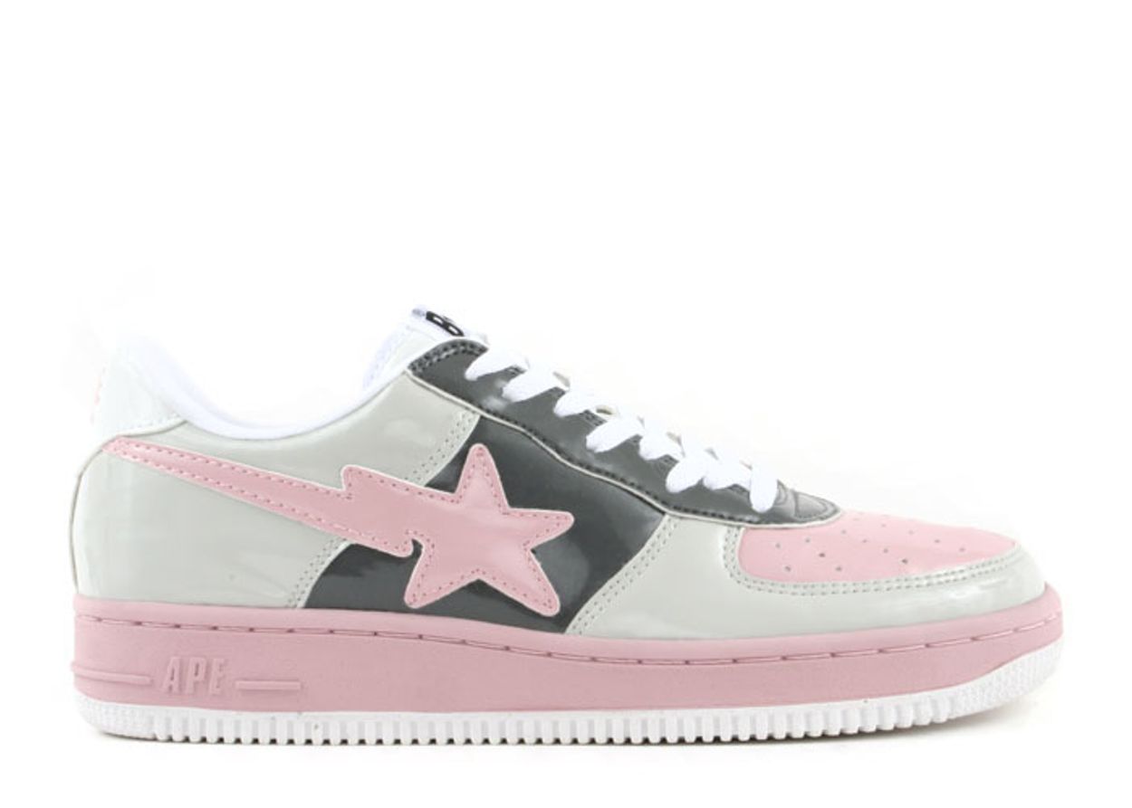 Bapesta FS 001 Low 'Gray Pink' - BAPE - 900 - gray/pink | Flight Club