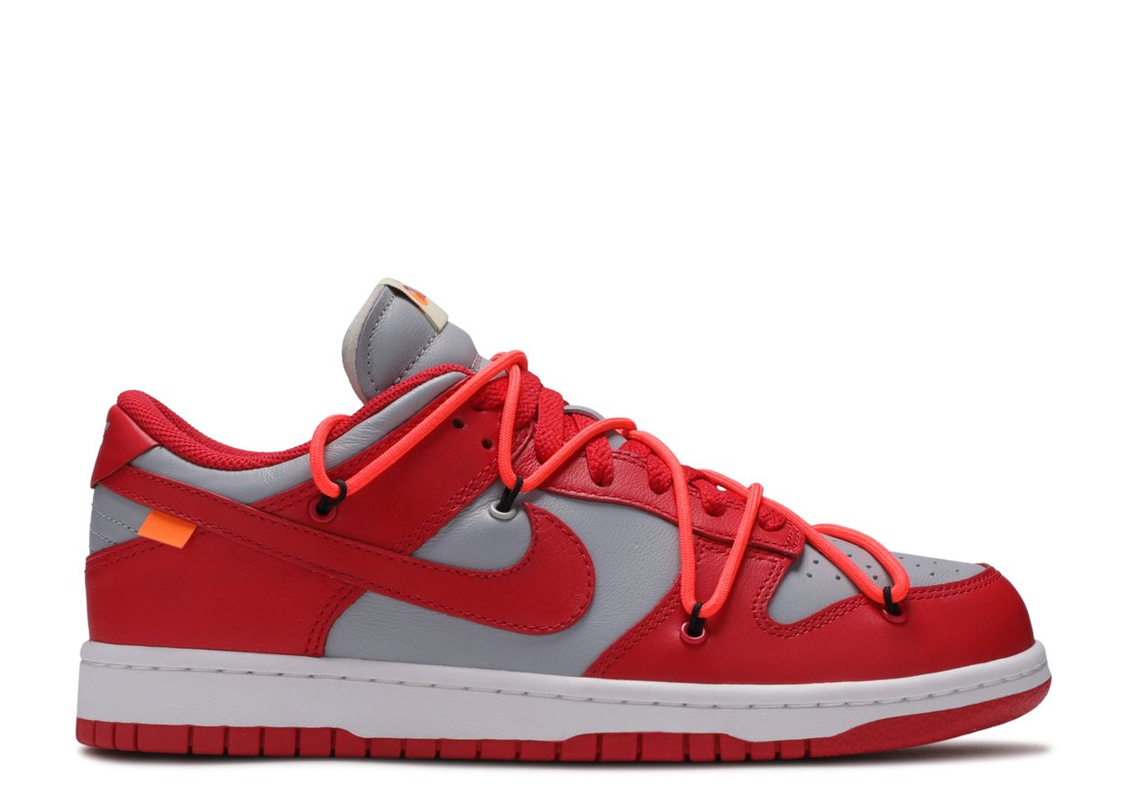 Off White X Dunk Low 'University Red' - Nike - CT0856 600 - university ...