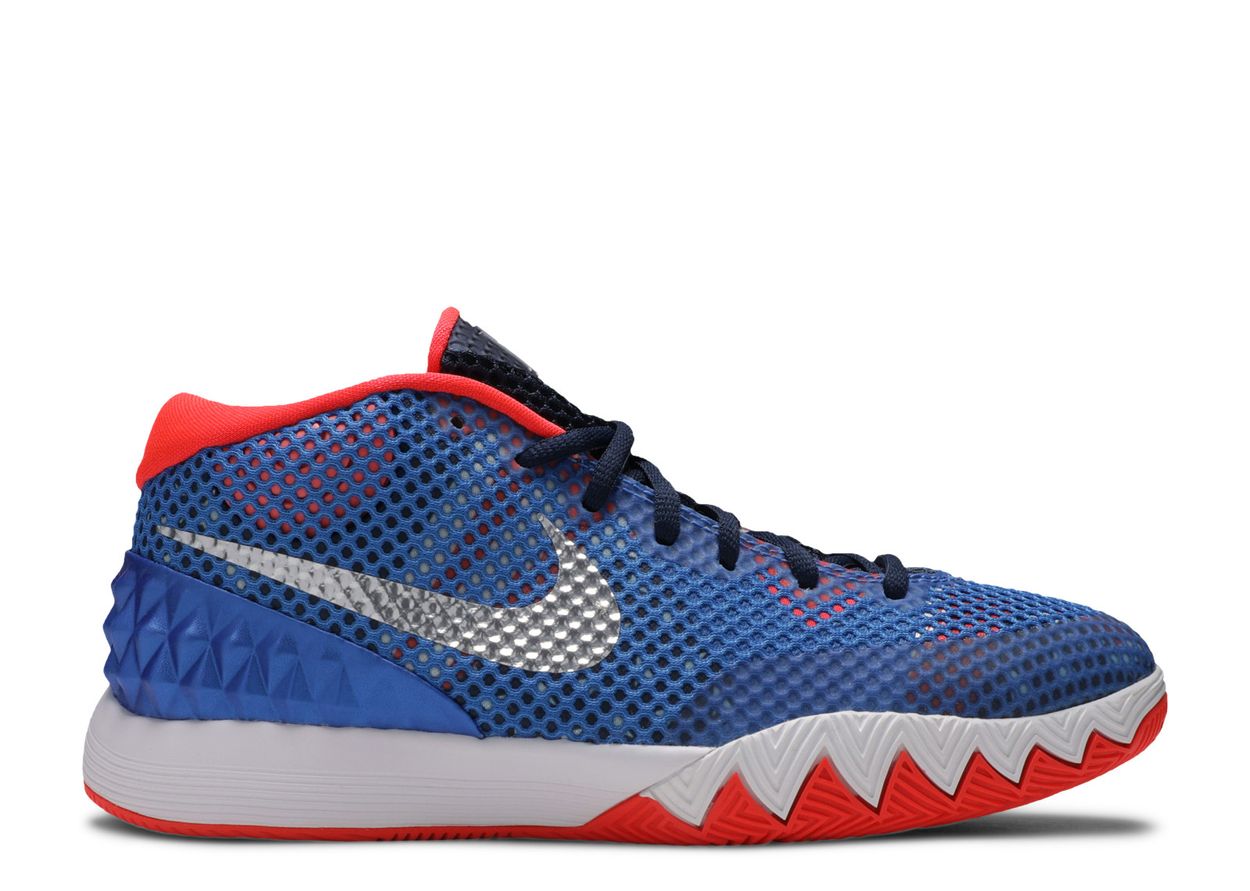 Kyrie 1 GS 'Independence Day' - Nike - 717219 401 - sr/mtllc slvr-white ...