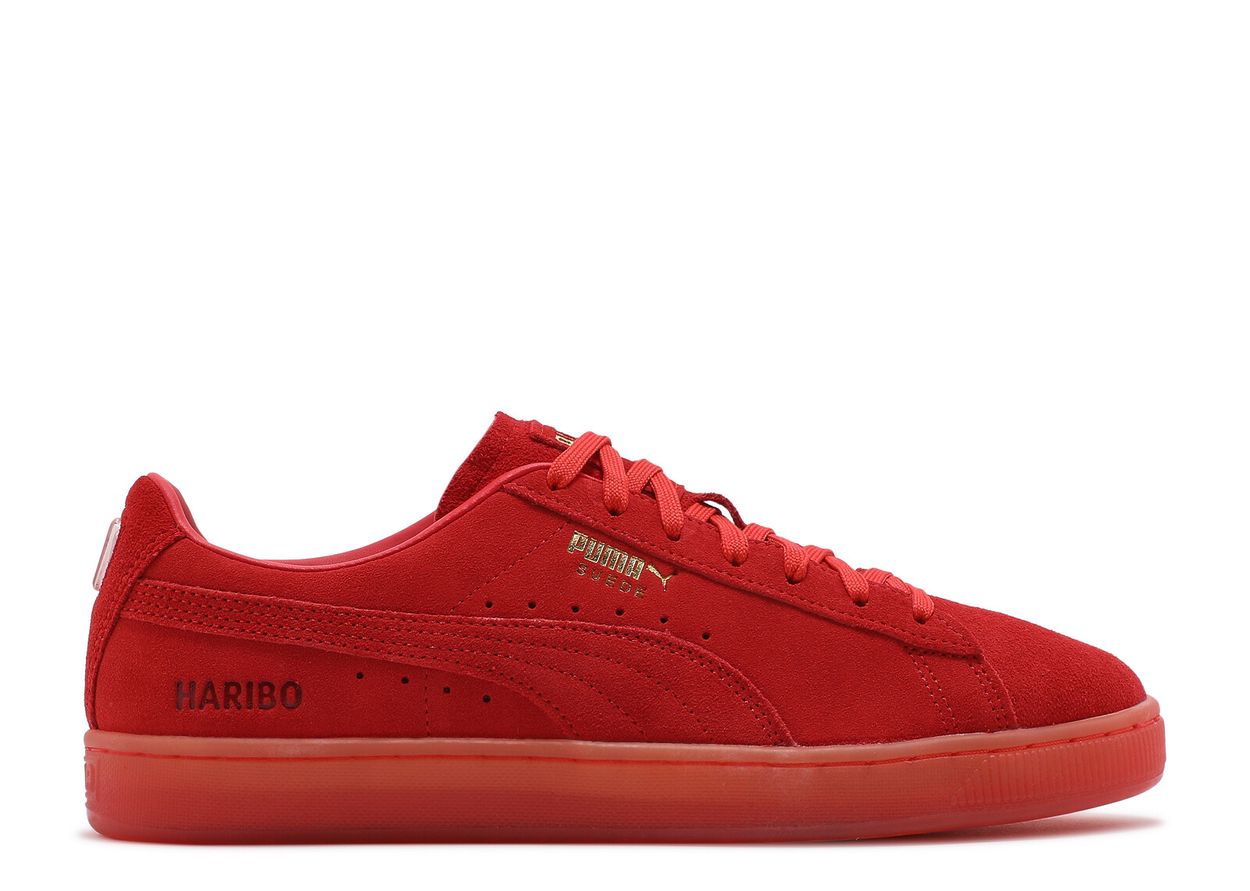 Haribo X Suede 'Poppy Red' - Puma - 382563 01 - poppy red/poppy red ...