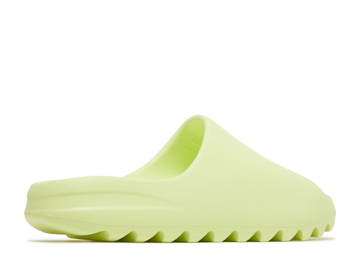 Yeezy Slides 'Glow Green' 2022 - Adidas - HQ6447 - glow green/glow ...