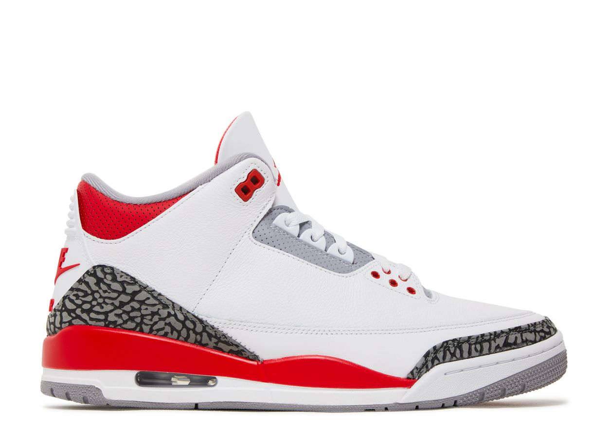 Air Jordan 3 Retro 'Fire Red' 2022 - Air Jordan - DN3707 160 - white ...