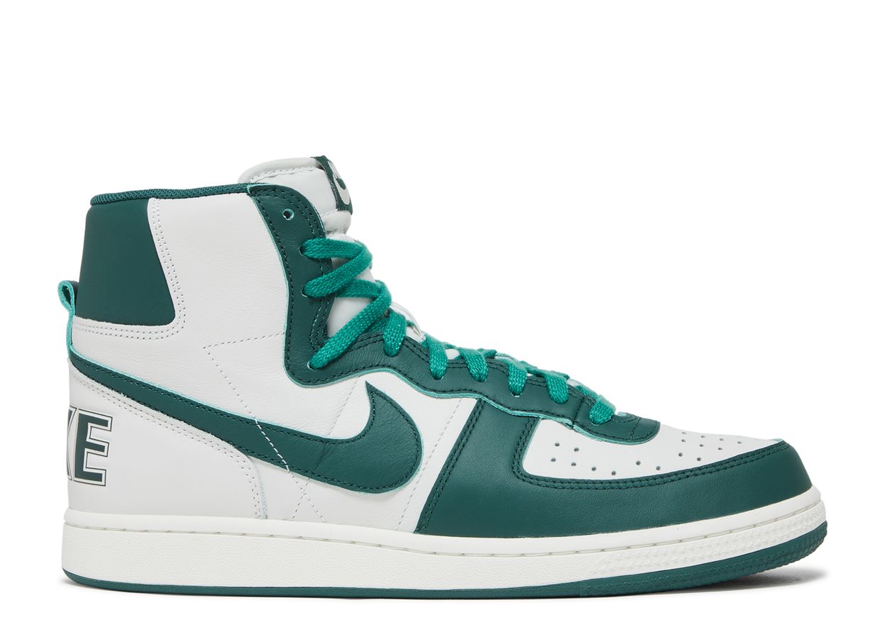 Terminator High 'Noble Green' - Nike - FD0650 100 - swan/noble green ...