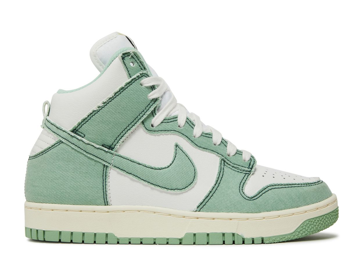 Wmns Dunk High 1985 'Green Denim' - Nike - DV1143 300 - enamel green ...