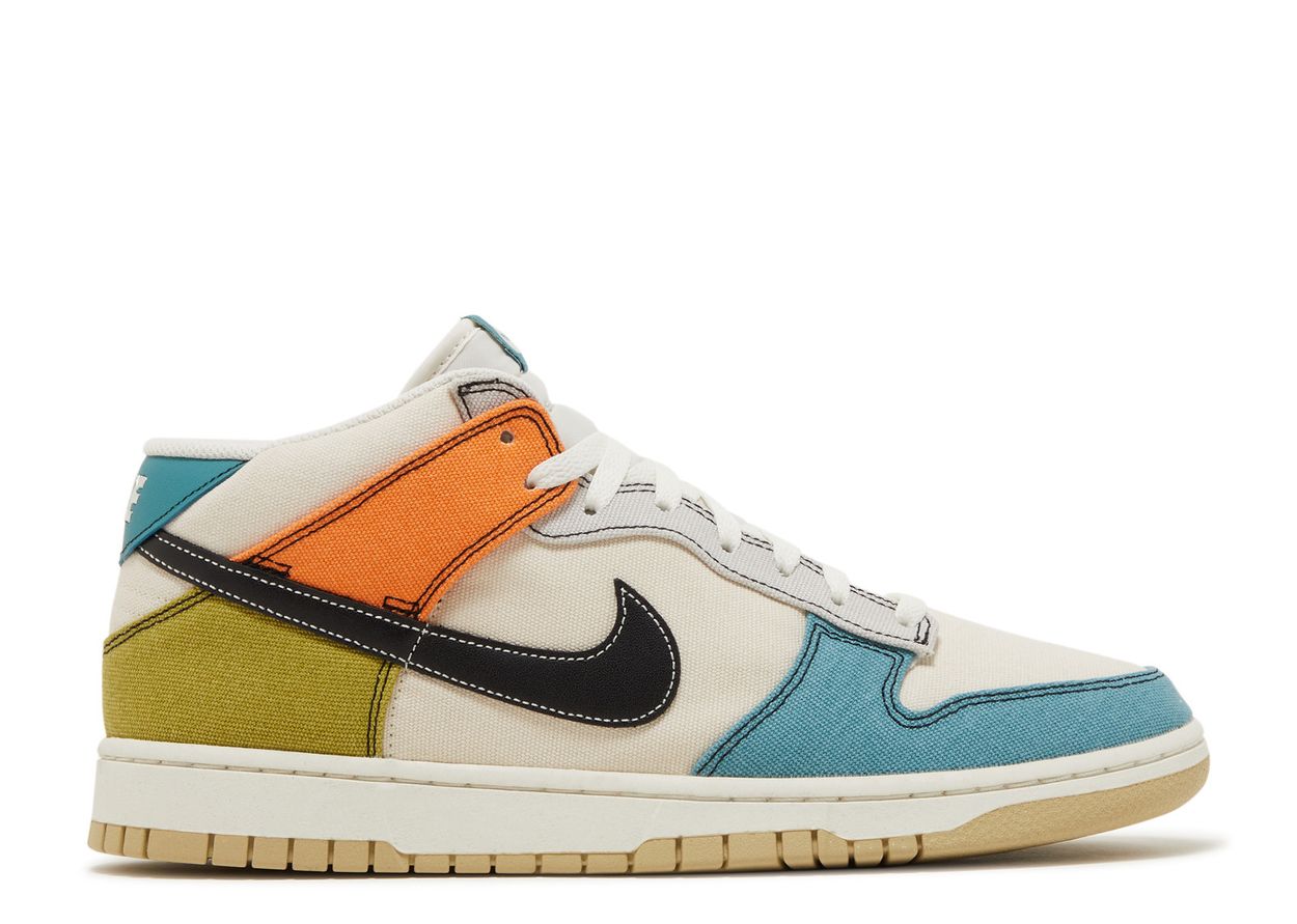 Dunk Mid 'Pale Ivory Multi Color' - Nike - DV0830 100 - pale ivory ...